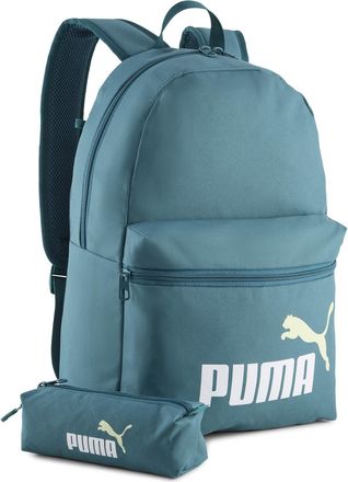 Puma Ensemble sac &agrave; dos et trousse PUMA Phase (20 L), Accessoires, Vert, OSFA