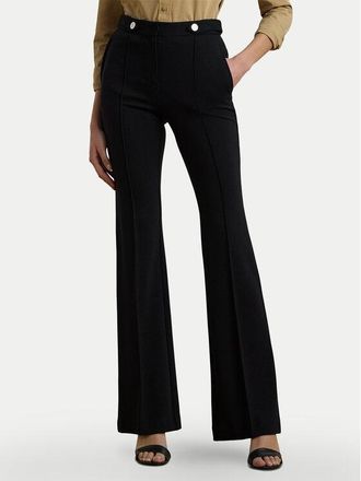 Lauren Ralph Lauren Stoffhose 200971132001 Schwarz Bootcut Fit
