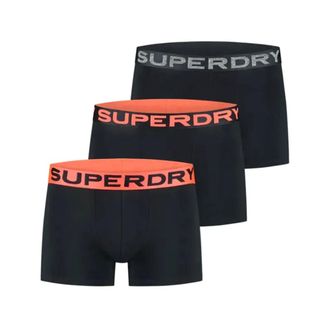 Superdry Homme, Sous-vêtements, Noir, Taille: M Pack Boxer Urbain Moderne