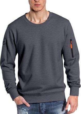 Generic Sweat sans Capuche Rose Homme Capuche Les Violet Molleton Militaire Longue Sweatshirt Mariniere Abeille Textur&eacute; Duveteux Corail Poche Crewneck Damier 