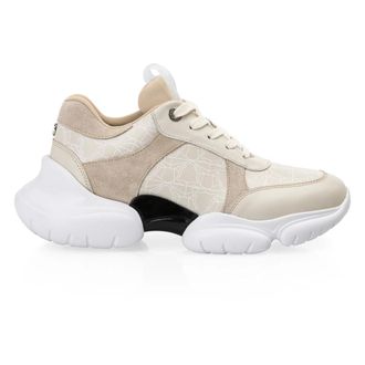 Marc Cain Femme, Chaussures, Blanc, Taille: 39 EU Baskets de course L&eacute;opard