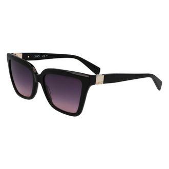 Liu Jo Femme, Accessoires, Noir, Taille: 56 MM Lunettes de soleil &eacute;l&eacute;gantes