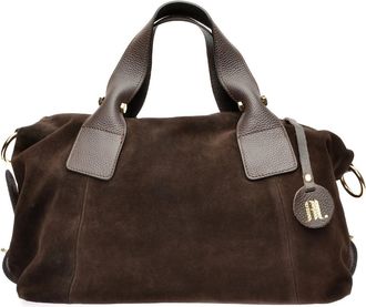 Anna Luchini Kastanienbraun Rindsledertasche