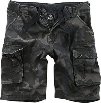 Brandit Short Cody Vintage Homme Short Camouflage Sombre 7XL 65% Polyester, 35% Coton