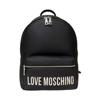 Love Moschino Rucksack mit Front-Logo - - Bags - Damen - Schwarzk - ONE SIZE