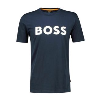 HUGO BOSS Homme, Tops, Bleu, Taille: M T-Shirt Col Rond