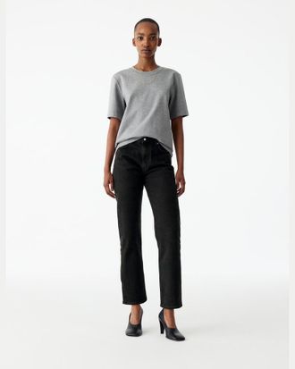 Arket JADE Cropped Slim Jeans -Schwarz