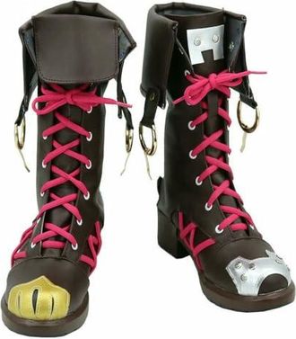 Generic Les chaussures YUJIEBB Arcane Cursed Boots sont adapt&eacute;es pour les accessoires de f&ecirc;te dHalloween., Taille femme, 42.5 EU