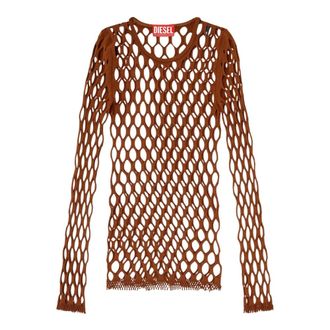 Diesel Long Sleeve Hauts - Femme - Tops - Brun - Taille: 38 FR
