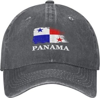 Generic Casquette Baseball,Brossez Le Drapeau Panaméen du Panama,Réglable Casquette De Baseball Anti Soleil Chapeau De Soleil pour Randonnée Running Voyages