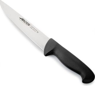 Arcos Fleischermesser mit Nitrum Edelstahlklinge 200 mm - Professionelles Küchenmesser zum Schneiden von Fleisch, Fisch und Gemüse - Ergonomischer Griff aus