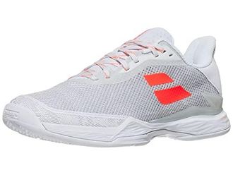 Babolat Femme Chaussures de Padel pour Adultes Jet Tere Clay 42832 Piste dathlétisme, Orange/Blanc, 38 EU