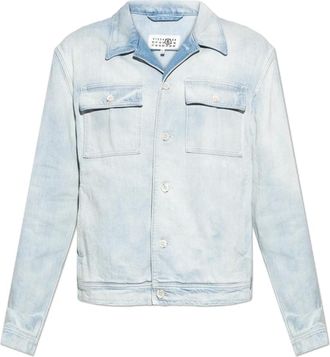 Maison Margiela Homme, Vestes, Bleu, Taille: L Veste en jean &agrave; poches