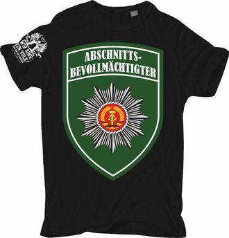 Spass Kostet Herren Tshirt DDR ABV Abschnittsbevollm&auml;chtigter vopo volkspolizei Motive Gr&ouml;&szlig;e S - 5XL