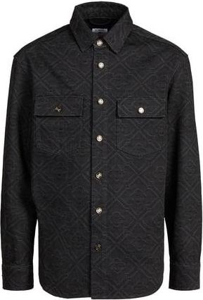 Casablanca Chemise droite brod&eacute;e en coton