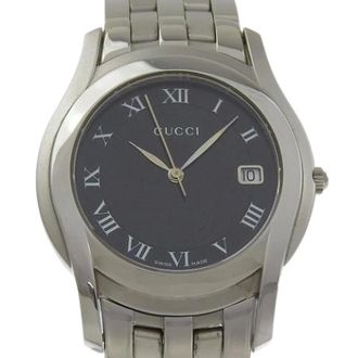 Gucci Montre-bracelet 5500M doccasion - Femme - Pre-owned - Noir - Taille: ONE Size