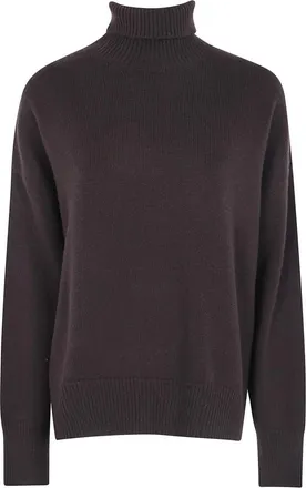 MRZ Mrz, Femme, Pulls, Brun, Taille: 38 FR Col roul&eacute;s