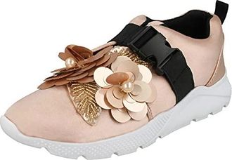 Spot On Baskets à fleurs pour femme, rose, 39 EU