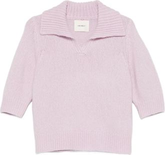 Lisa Yang Femme, Pulls, Rose, Taille: 38 FR Lailai Polo Sweater