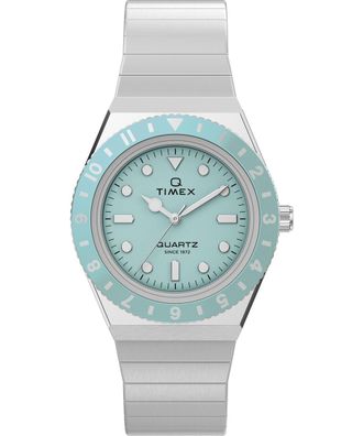 Timex Q Sport Silber Damen Armbanduhr TW2Y77300