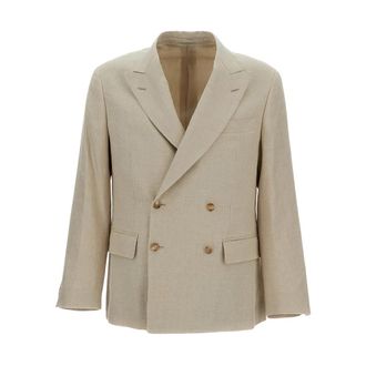 Kaptain Sunshine Zweireiher-Jacke - - Suits - Herren - Beige - L