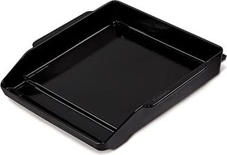 Enders Plancha Grillplatte, aus emailliertem Guss, optimale Hitzespeicherung und -verteilung, integrierte Fettrinne, hoher Rand, verstellbare Füße, Seitengri