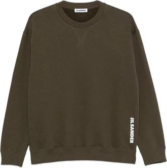 Jil Sander Rundhalspullover - Gr&uuml;n