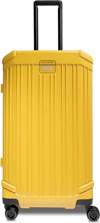 Piquadro unisex, Valises, Jaune, Taille: ONE Size Hardside 4 wheel suitcase in trunk shape, small