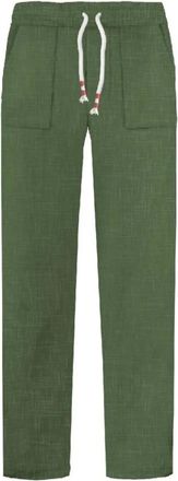 MC2 Saint Barth Homme, Pantalons, Vert, Taille: S Pantalon en lin Calais