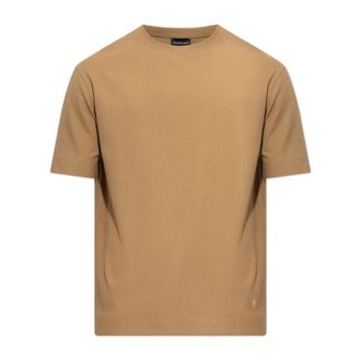 Emporio Armani Homme, Tops, Brun, Taille: XL T-shirt logo
