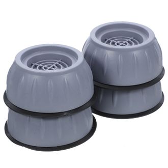 DOITOOL GLEAVI 4 St&uuml;ck Antivibrationspads Waschmaschine aus Gummi rutschfeste Stabilisierungsmatten f&uuml;r Waschmaschine und Trockner Vibrationsd&auml;mpfende F&uuml;&szlig;e f&uuml;