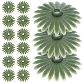 TOPBATHY 100st&uuml;cke Blumenstielhalter F&uuml;r Blumenarrangements K&uuml;nstliche Kelchbl&auml;tter Aus Kunststoff Blumenbasen Zum Basteln Stielverbinder F&uuml;r Kunstblumen Kelch