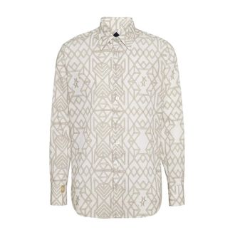 Billionaire Boys Club Hemd mit geometrischem Muster - - Shirts - Herren - Wei&szlig; - XL