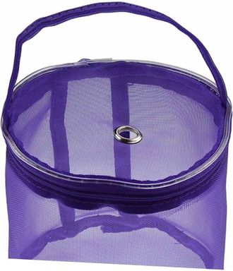 Cabilock Organisator Zur Aufbewahrung Von Häkelgarn Garnhalter Zum Häkeln Gehäkelte Aufbewahrungstasche Häkelnadel Garn-Organizer Garn Zum Häkeln Violett Einge