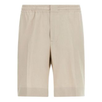 Ermenegildo Zegna Homme, Shorts, Beige, Taille: XL Oasi Lino Bermuda Shorts