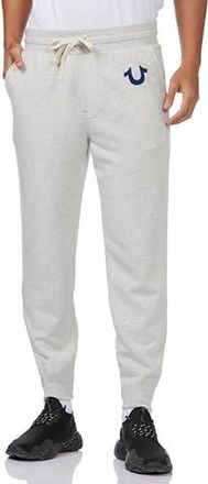 True Religion Classic Logo Jogger Sweatpant Pantalon de survêtement, Oatmeal, Large Homme