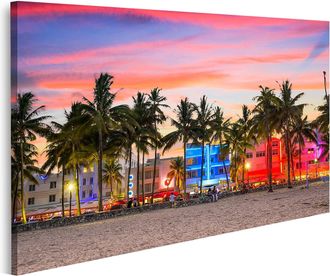 Islandburner Prime Bild auf Leinwand Miami Strand Florida Bilder Wandbilder Poster