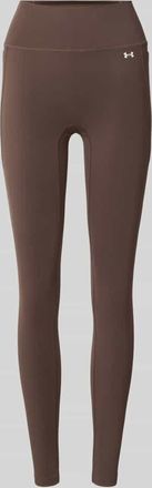 Under Armour Slim Fit Sport-Leggings mit Logo-Print