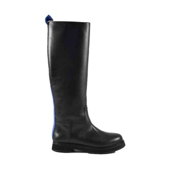 Joseph Schwarze Leder Slip-On Stiefel f&uuml;r Damen - - Shoes - Damen - Schwarzk - 39 EU