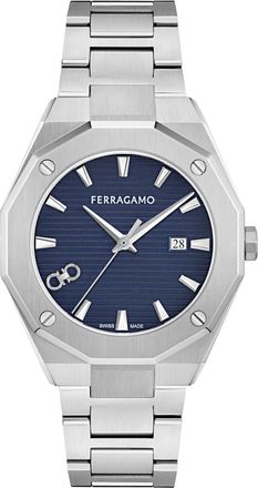 Ferragamo Uhren - Quarz-Analoguhr Versilia 3H - Gr. unisize - in Silber - f&uuml;r Damen