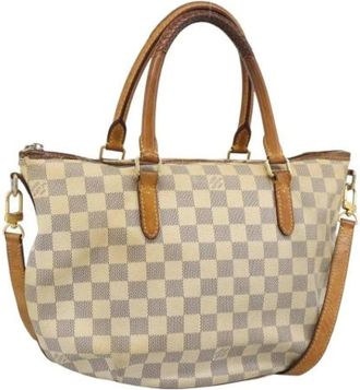 Louis Vuitton Sac cabas Damier Azur Pre-owned - Femme - Pre-owned - Blanc - Taille: ONE Size
