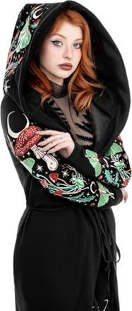 Restyle Clothing Restyle - Autumnal Equinox Longue cardigan - 2XL - Noir