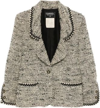 Chanel veste boutonnée (1994) - Tons neutres