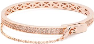 Eddie Borgo bracelet Pav&eacute; Thin Safety Chain - Rose