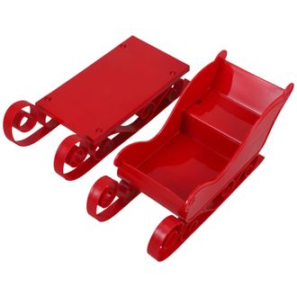 BESPORTBLE 2st&uuml;cke Weihnachtsschlitten-Ornament Aus Skibrett-deko F&uuml;r Tisch Schlitten-anh&auml;nger F&uuml;r Weihnachtsbaum Festliche Schlitten-Dekoration Zum Selbermachen