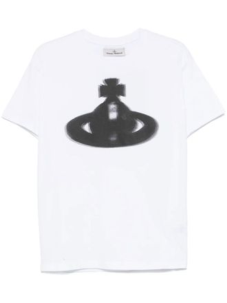Vivienne Westwood t-shirt Orb Classic - Blanc