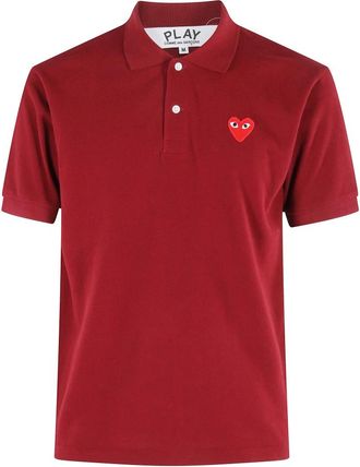 Comme Des Gar&ccedil;ons Homme, Tops, Rouge, Taille: M Tshirt Emblem