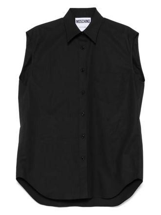 Moschino chemise en popeline - Noir