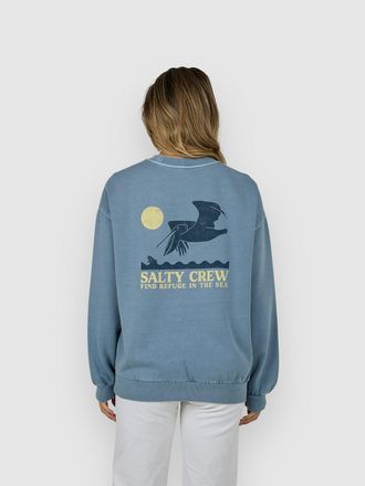 Salty Crew Lunch Time Crew Sweater dusty blue