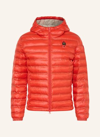 Blauer Steppjacke Charles orange